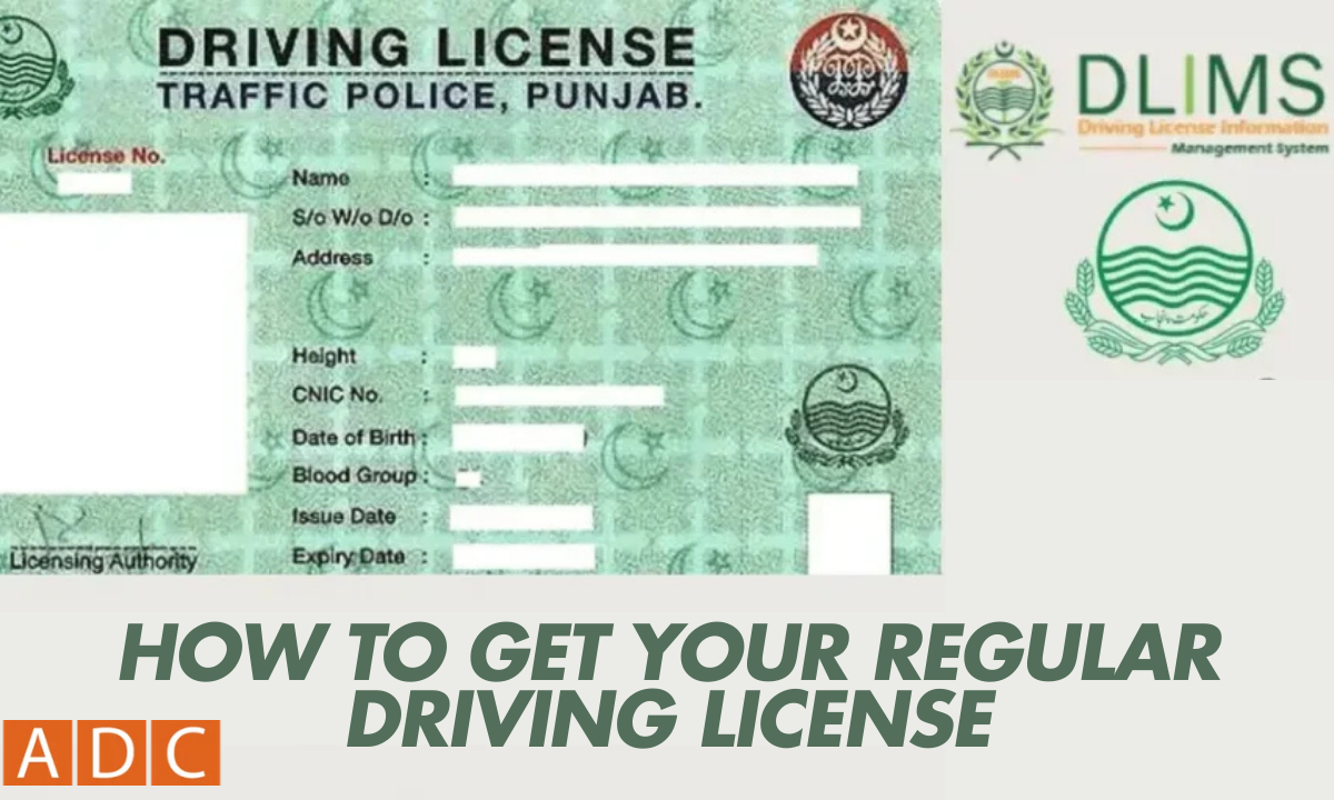 How to get your Regular Driving License in Lahore | Traffic Police ...